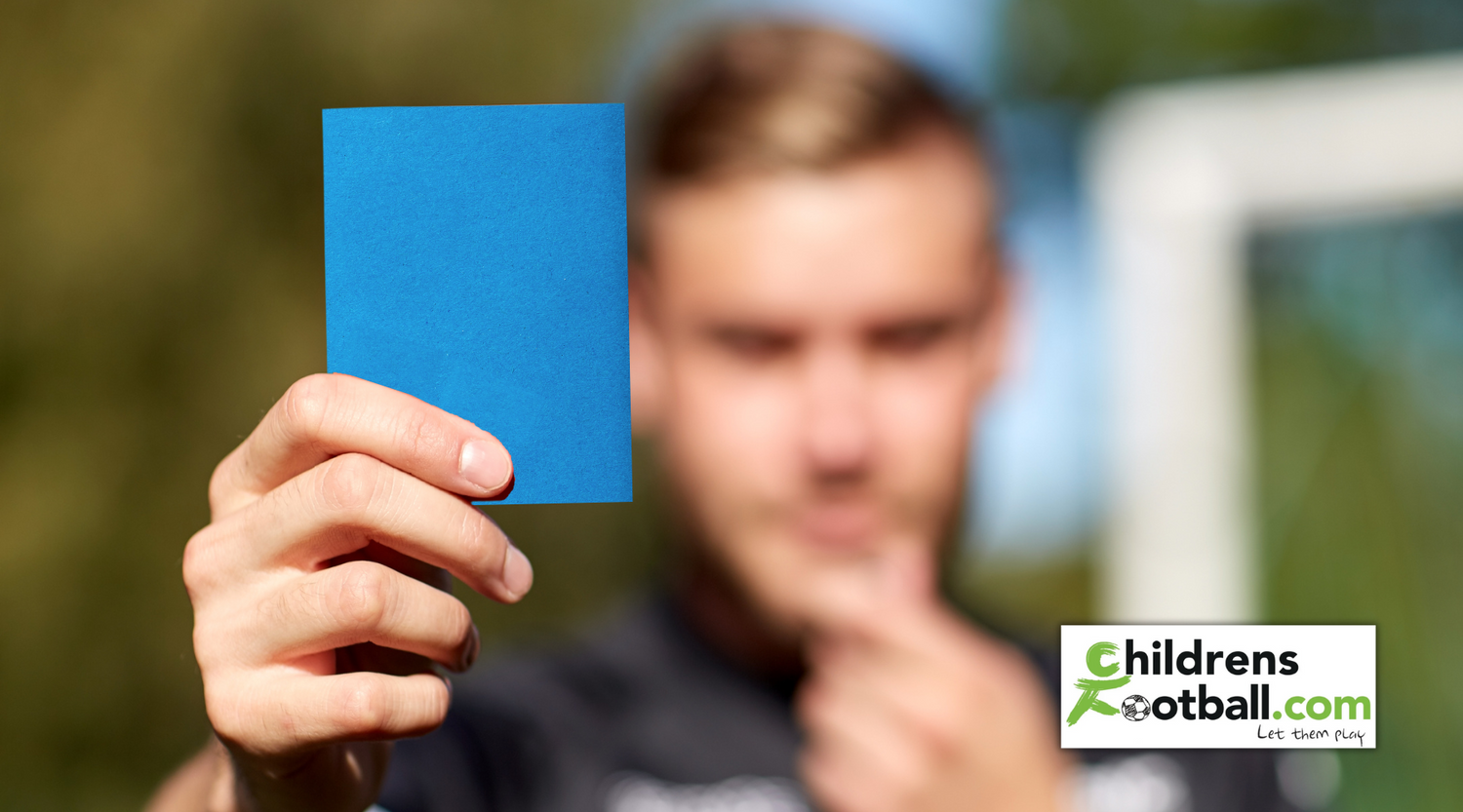 Blue Cards & Sin Bins in Football – ChildrensFootball.com