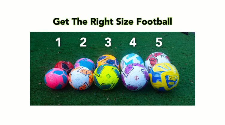 Get the right size football for your child's age – ChildrensFootball.com