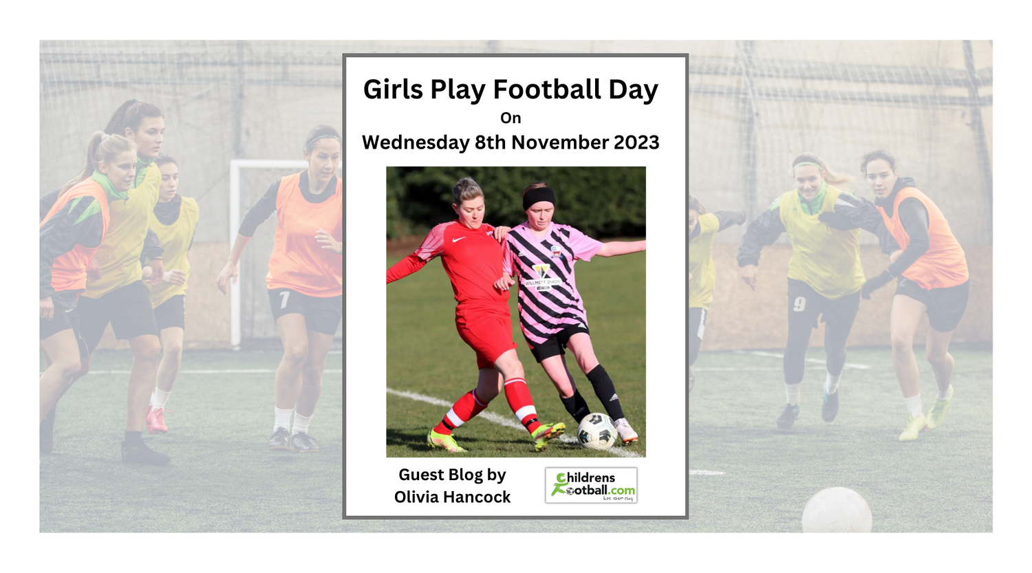 Guest Blog by Olivia Hancock: Girls Play Football Day on Wednesday 8th ...