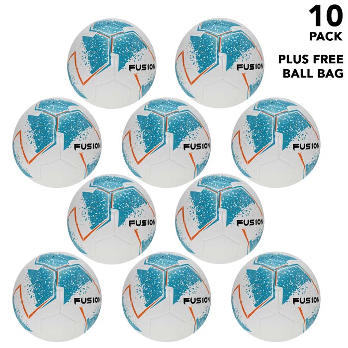 Bag of 10 footballs with a free bag – ChildrensFootball.com